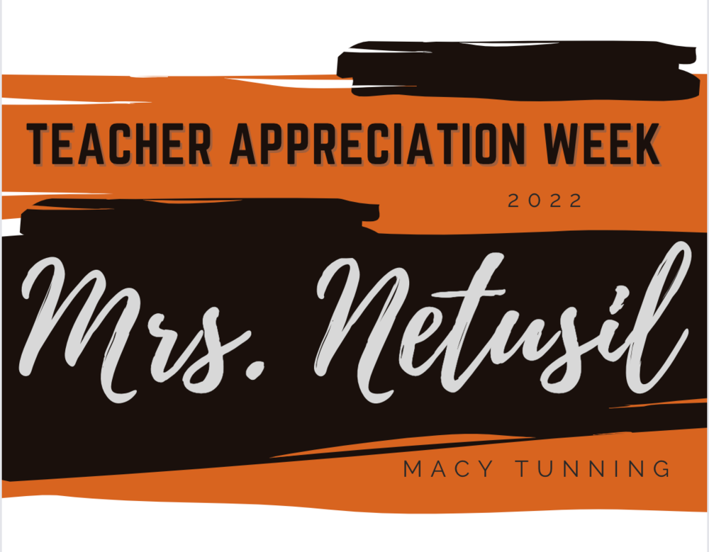 Teacher Appreciation Week 2022 - Mrs. Netusil | Fairview Elementary